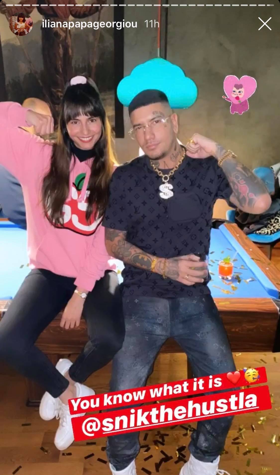 Ηλιάνα Παπαγεωργίου: Πόσταρε την πρώτη της φωτογραφία με τον Snik (pic)