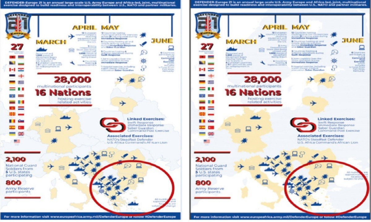 Defender-Europe 21: Οι ΗΠΑ έσβησαν την κυριολεξία την Τουρκία από τον ...