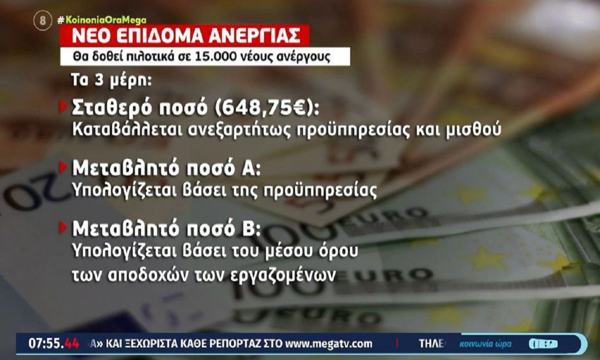 Νέο επίδομα ανεργίας: Πώς θα υπολογίζεται και πόσο θα είναι
