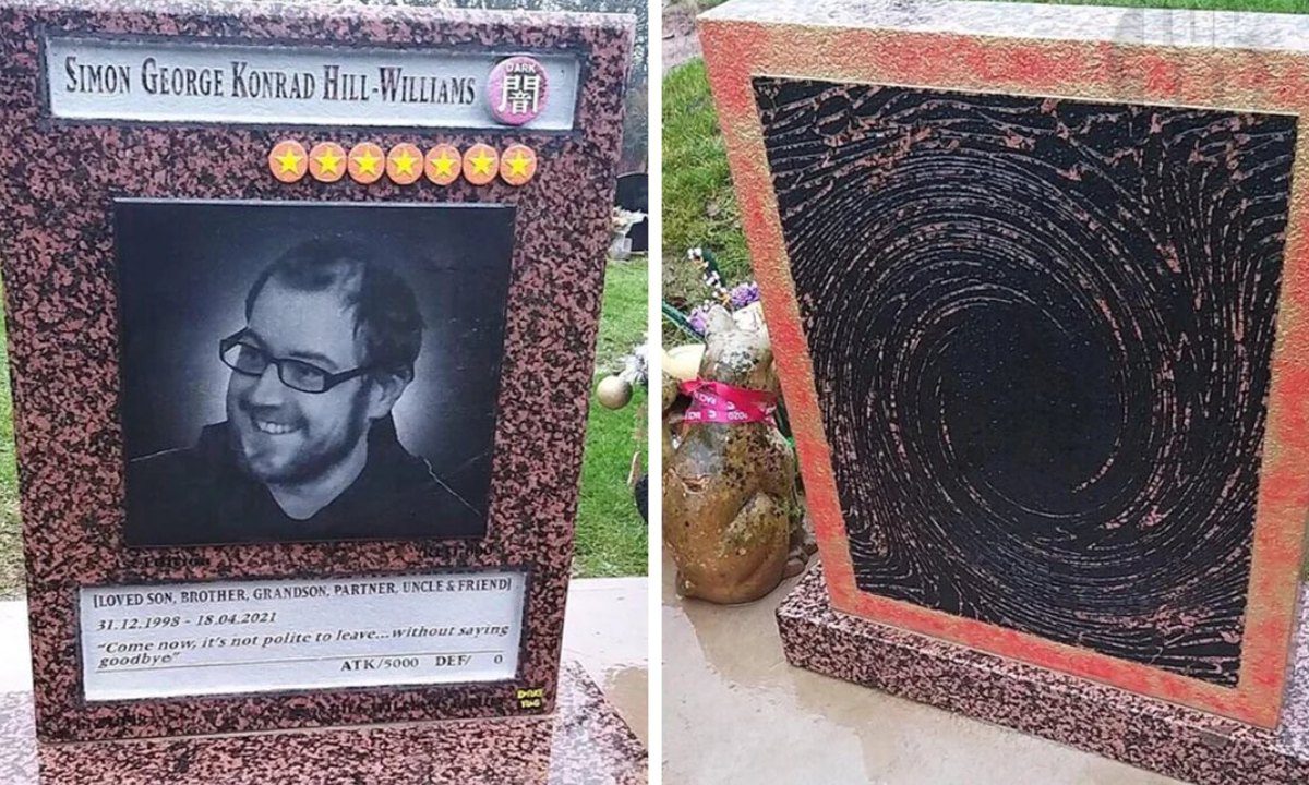 Ένας τάφος όπως κανένας άλλος: Γιγάντια κάρτα Yu-Gi-Oh! στη μνήμη ενός μικρού συλλέκτη